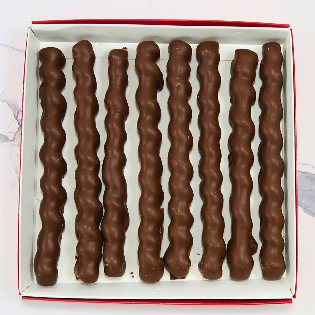 Milk Chocolate Caramel Pretzel Rod – Forbes Candies